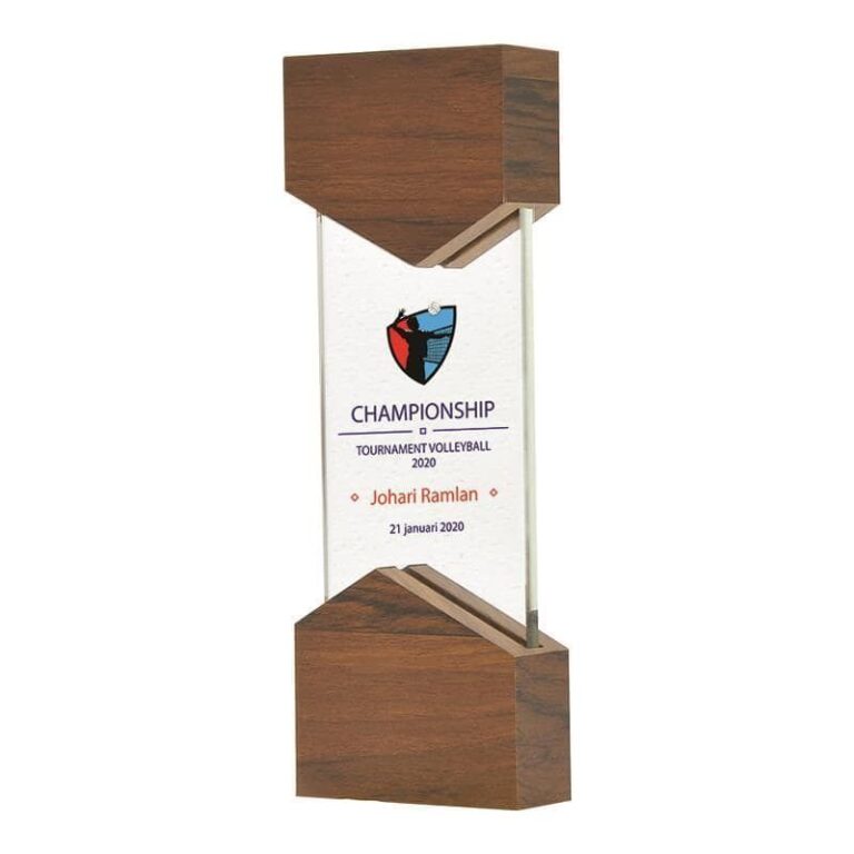 Wooden Glass Award 57147 Walnut Clear - Medal Supplier | Award Ribbon ...